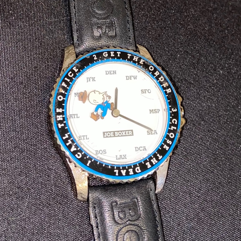 Vintage Joe Boxer Animated Watch - Gem